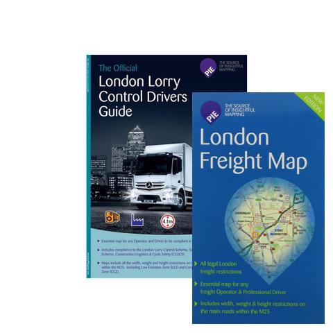 Bundled - London Freight Driver Map (Route Planning & Folded for ease ...